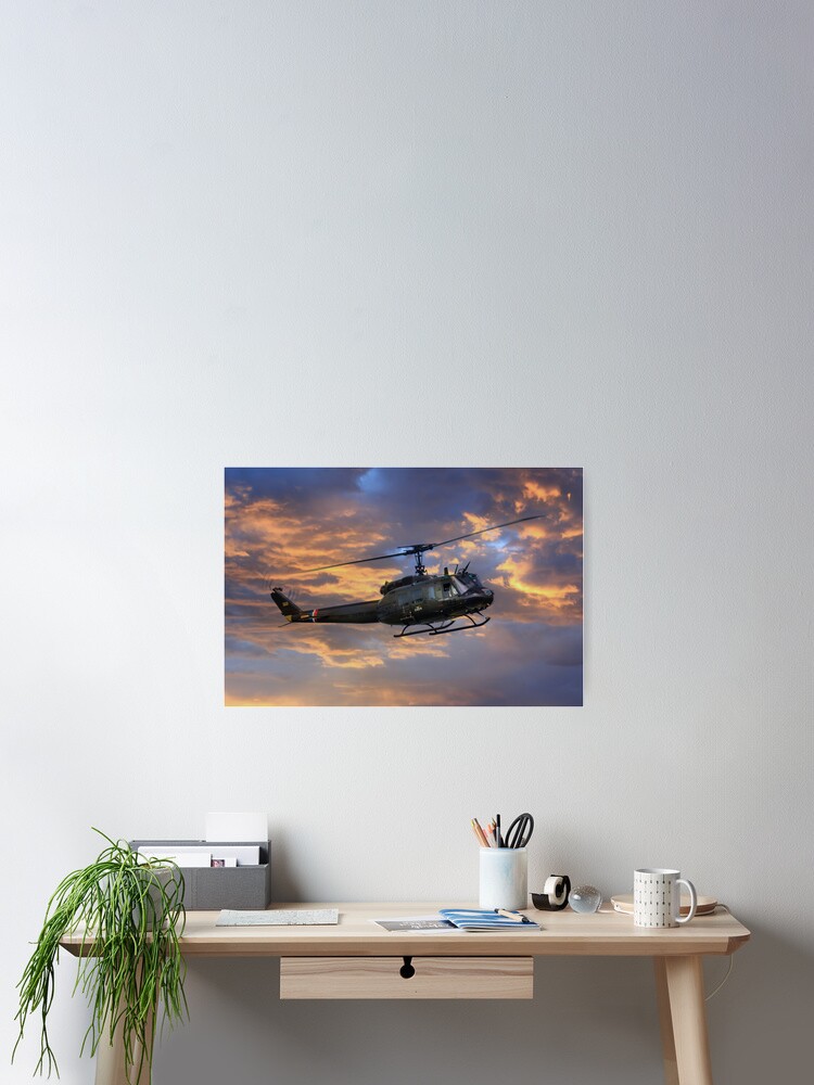 "Huey - Vietnam Workhorse" Poster for Sale by Airpower Art | Redbubble