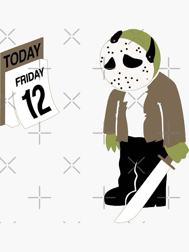"Sad Jason [It's not the day]" Sticker for Sale by VovaShirts | Redbubble