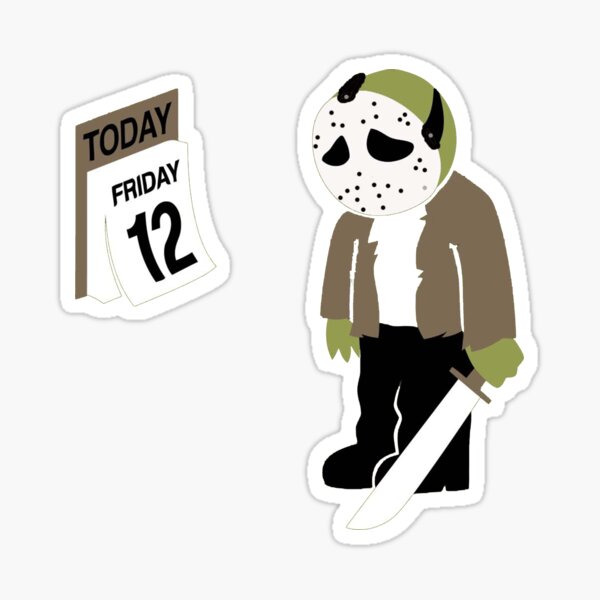 "Sad Jason [It's not the day]" Sticker for Sale by VovaShirts | Redbubble
