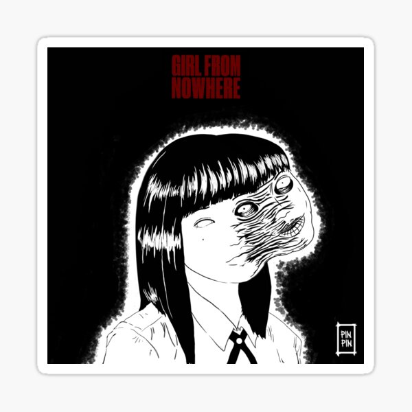"The Girl from nowhere Nanno" Sticker for Sale by meeowtine | Redbubble