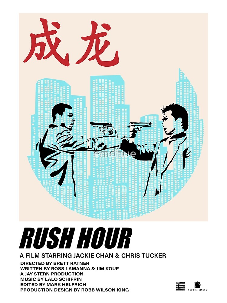 "Rush Hour Minimalist Poster" Poster for Sale by emdhue | Redbubble