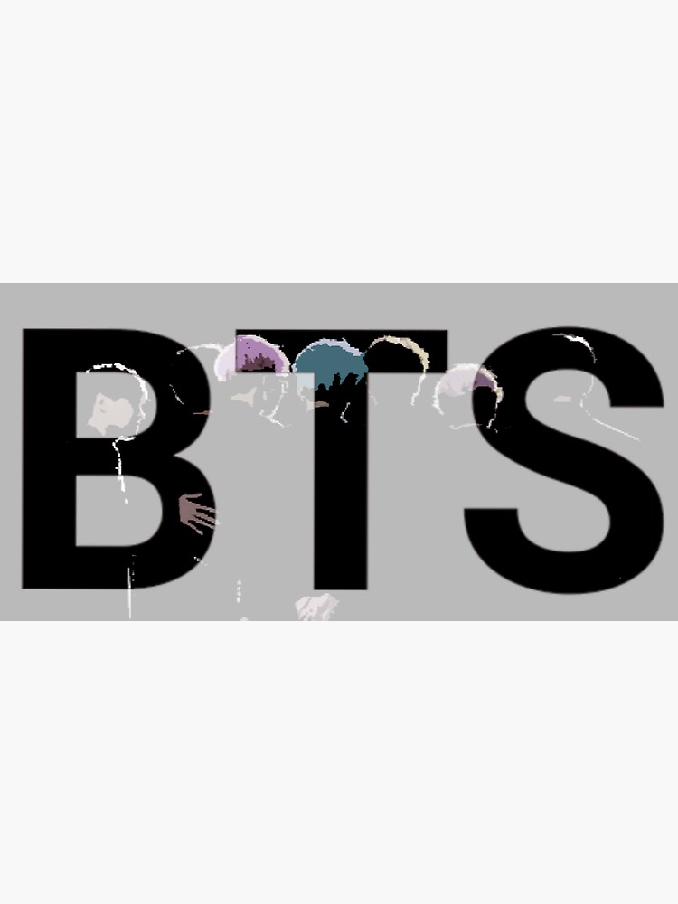 "BTS Members Logo" Sticker for Sale by yukiemedia | Redbubble
