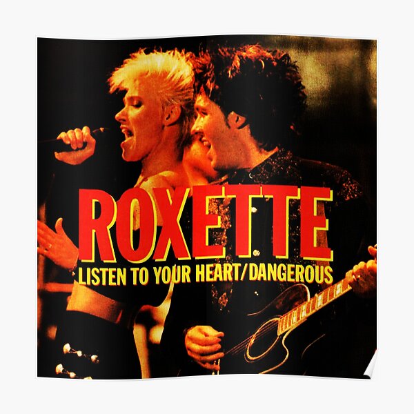 Poster: Roxette | Redbubble