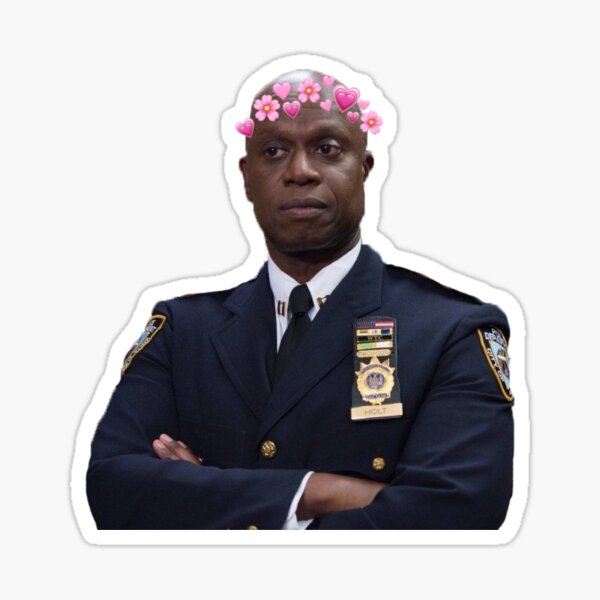 "Captain Holt From Brooklyn Nine Nine" Sticker by LMthedream | Redbubble