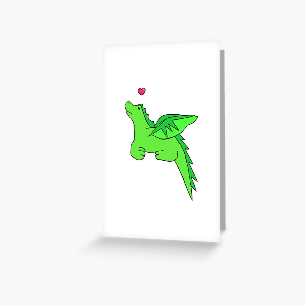 "Cute baby dragon" Greeting Card for Sale by Theartsymaiden | Redbubble
