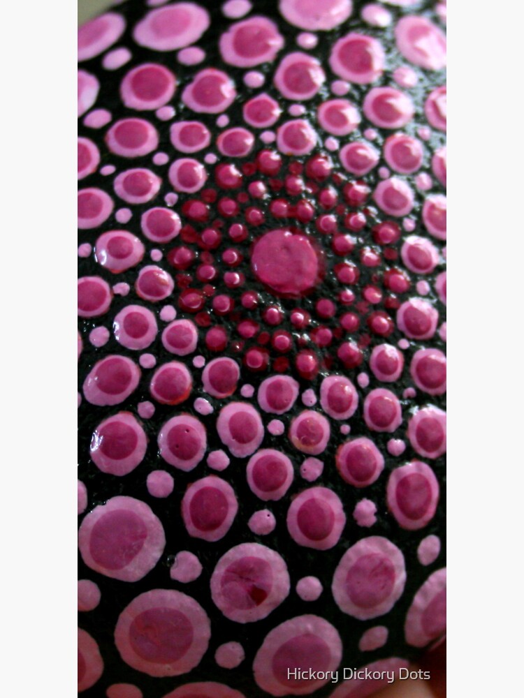 "Fuchsia Art Dotting Pattern, Dot Artwork Decor, Fuchsia Mandala ...