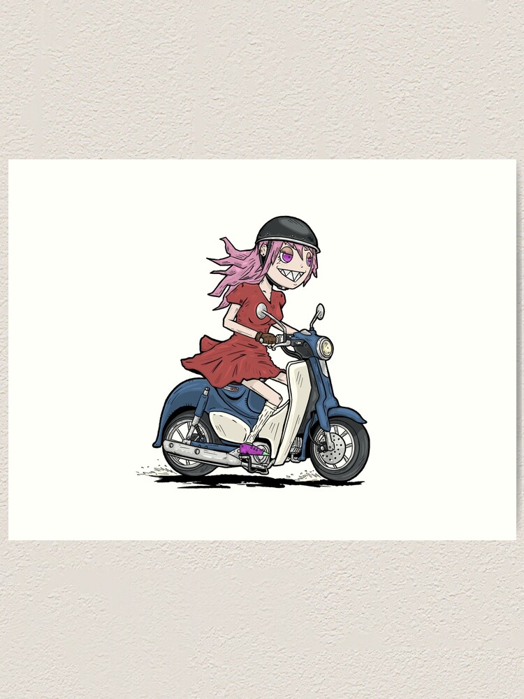 "2018 Honda Supercub C125 Motome" Art Print by reizeprimus | Redbubble