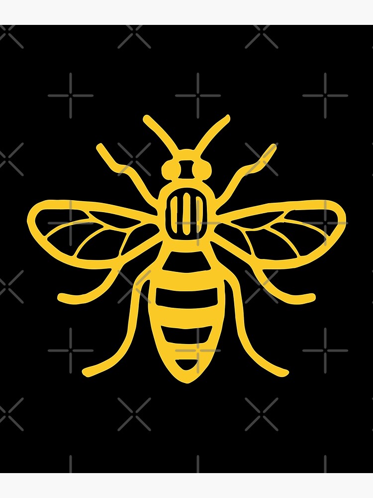 "Manchester worker bee the symbol of Manchester" Poster for Sale by mo ...