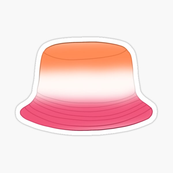 "sunset bucket hat" Sticker by smilestickersco | Redbubble