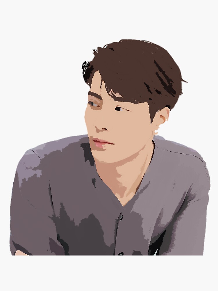 "Got7 Jackson Wang Digital Portrait" Sticker for Sale by yukiemedia ...