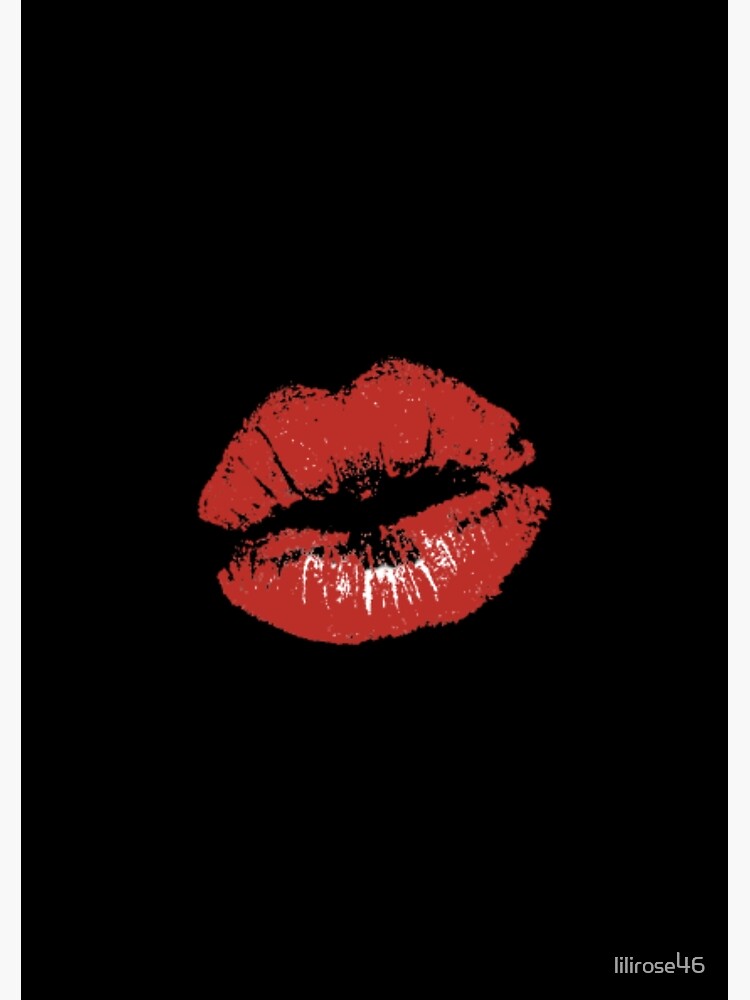 "Red lip " Poster by lilirose46 | Redbubble