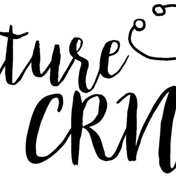 "Future CRNA" Sticker for Sale by MadeByAbby | Redbubble