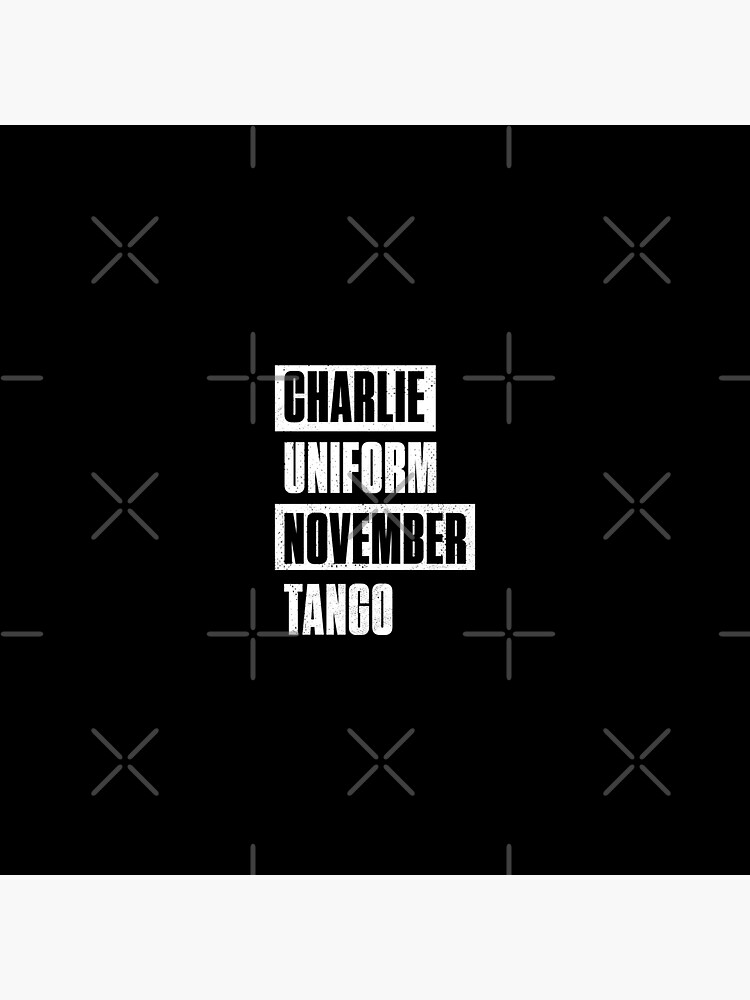 "Funny Charlie Uniform November Tango Phonetic Alphabet" Sticker by ...