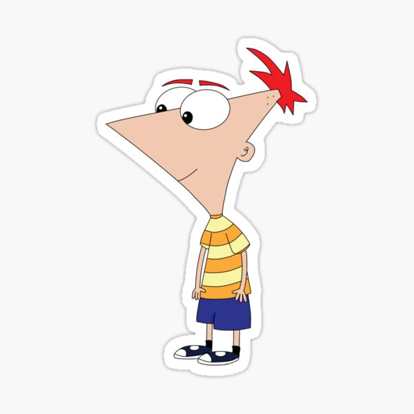 "Phineas " Sticker by M3g3n | Redbubble