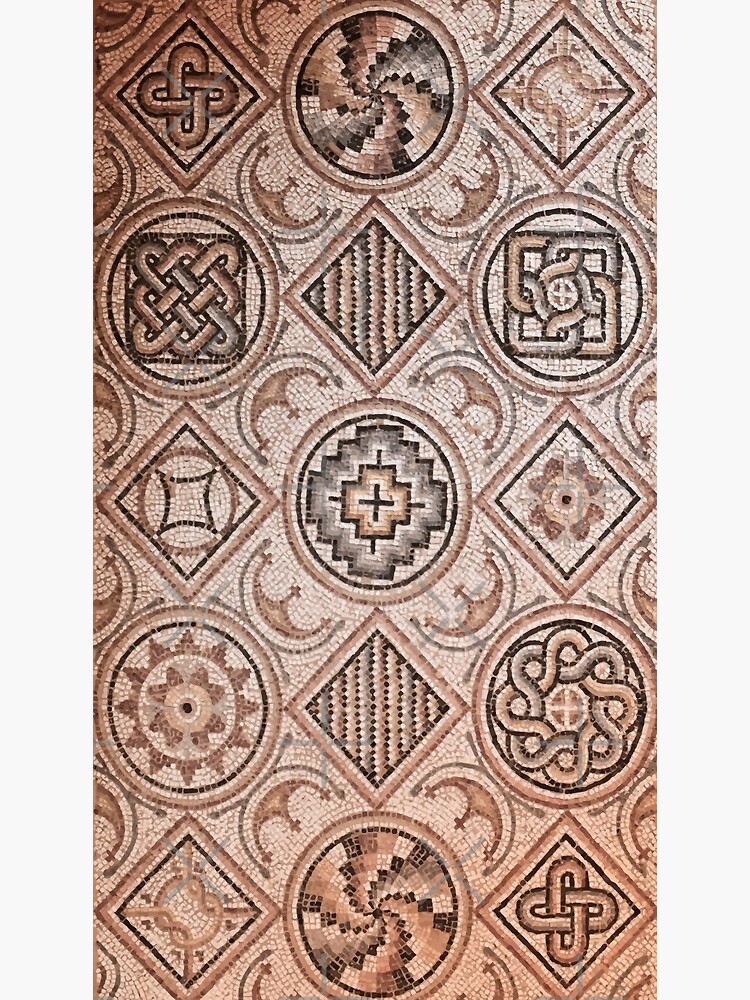 Lámina fotográfica «Piso de mosaico romano 4to-5to siglo AD» de yisela ...