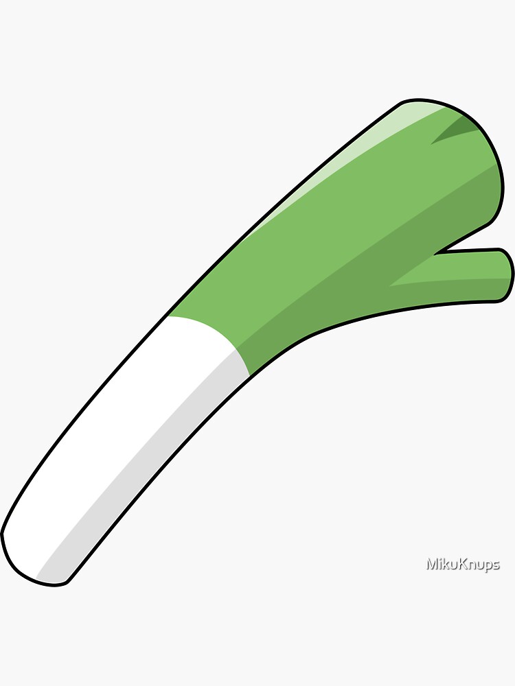 "H.Miku-Leek" Sticker for Sale by MikuKnups | Redbubble