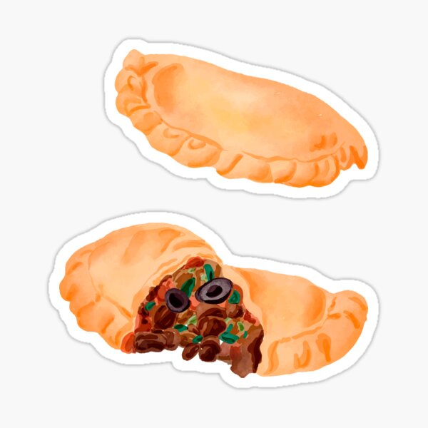 "Empanadas" Sticker for Sale by NiftyTrinket | Redbubble