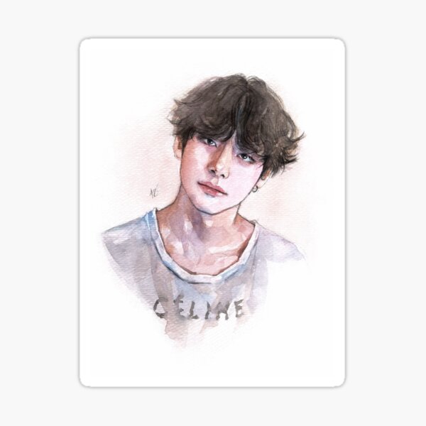 "Tae " Sticker for Sale by forinfinity | Redbubble