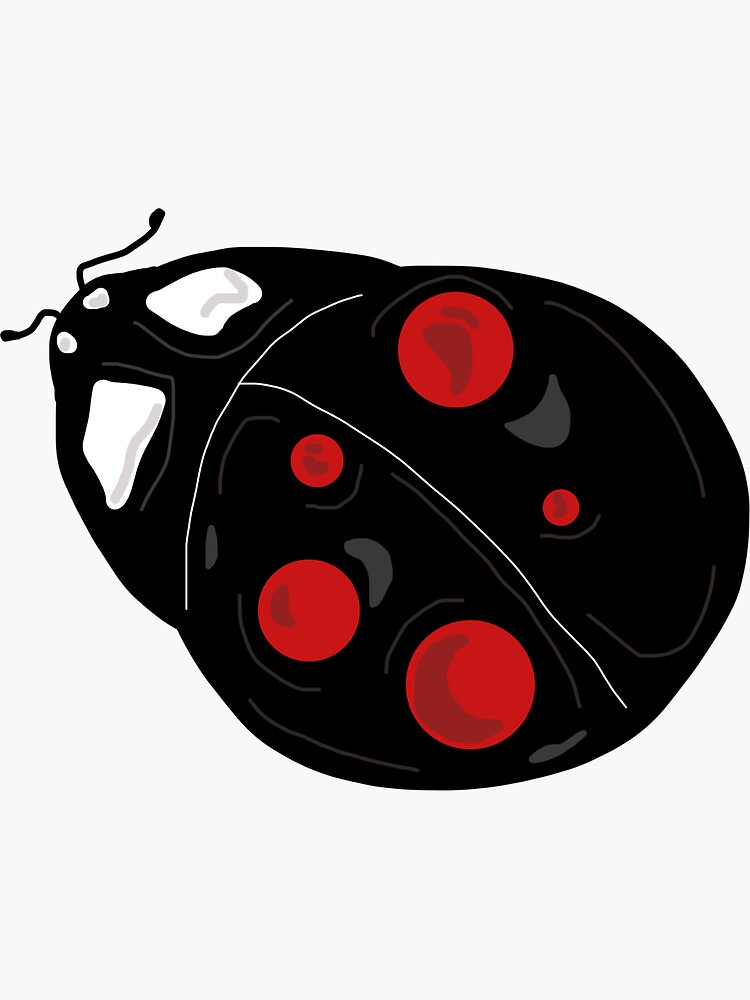 "Reversed Ladybug" Sticker by aemt | Redbubble