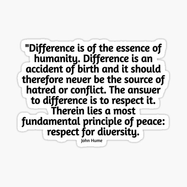 " John Hume most famous quotes" Sticker for Sale by Claude10 | Redbubble