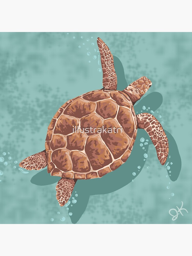 "Save the Turtles" Poster by illustrakatri | Redbubble