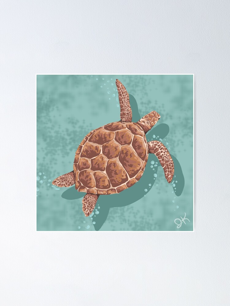 "Save the Turtles" Poster by illustrakatri | Redbubble