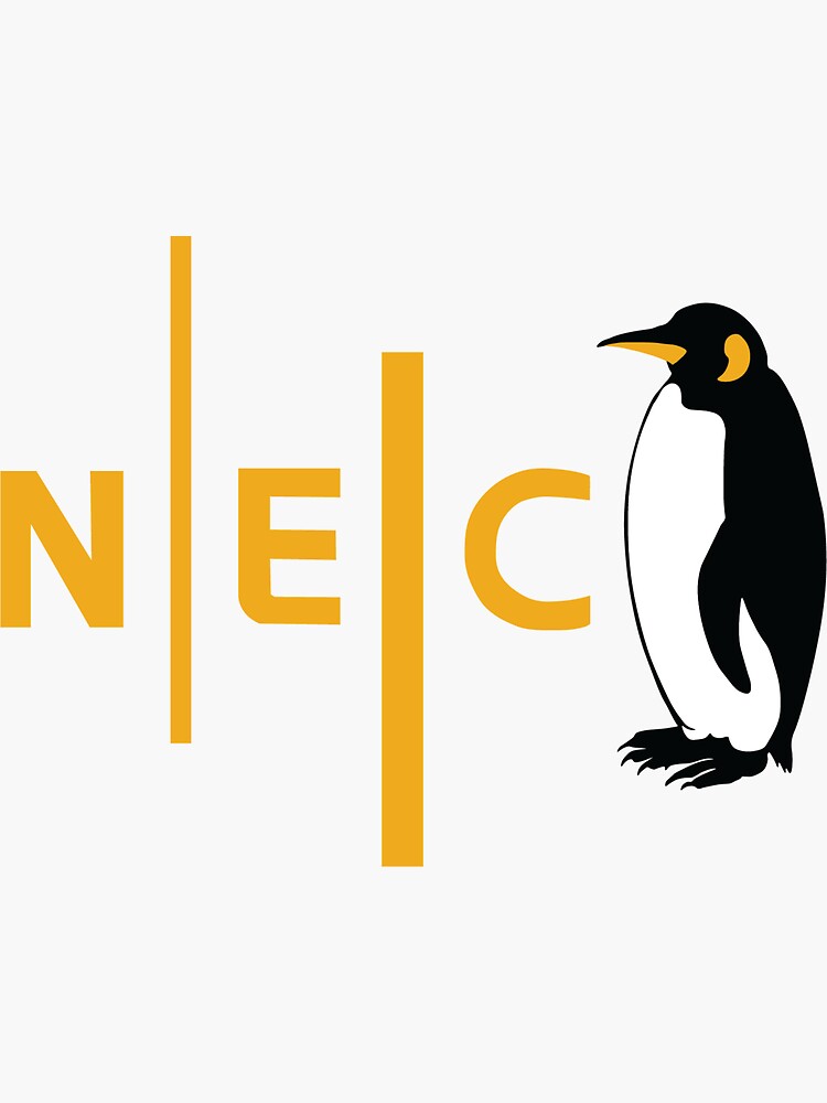 "nec penguin" Sticker for Sale by maddietayy | Redbubble