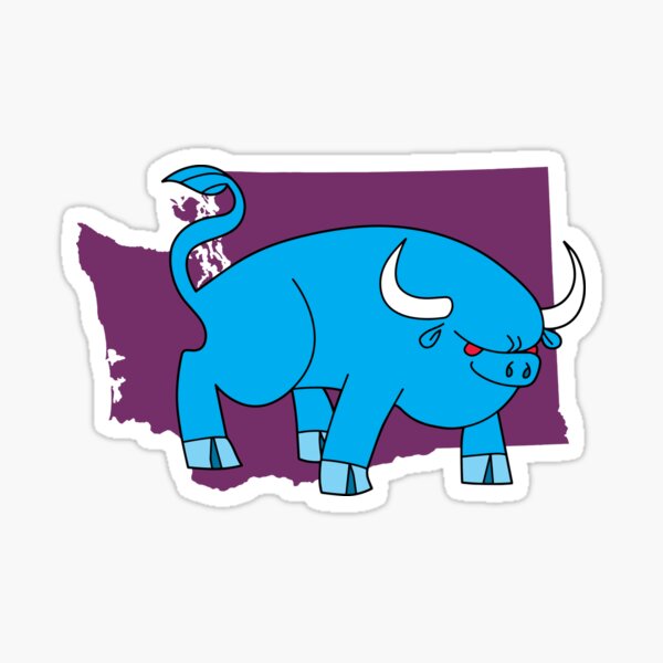 Blue Ox Stickers | Redbubble