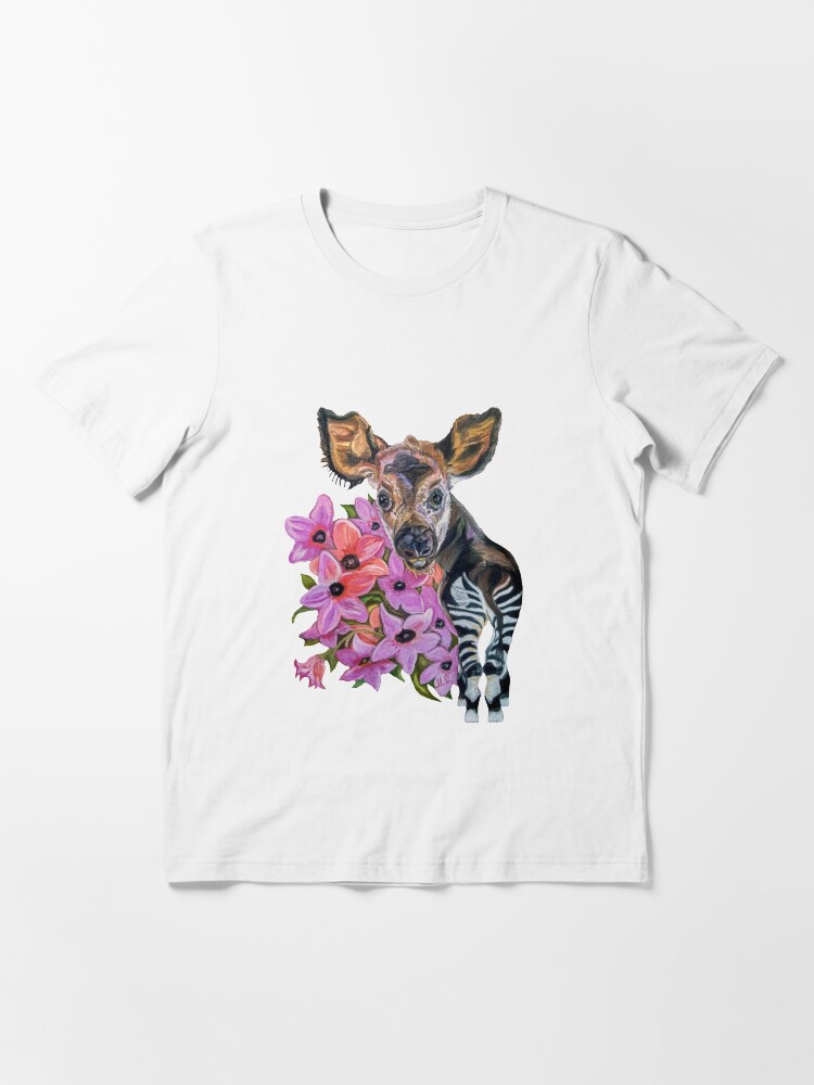 "Baby Okapi " T-shirt by MariaSibireva | Redbubble | okapi t-shirts ...