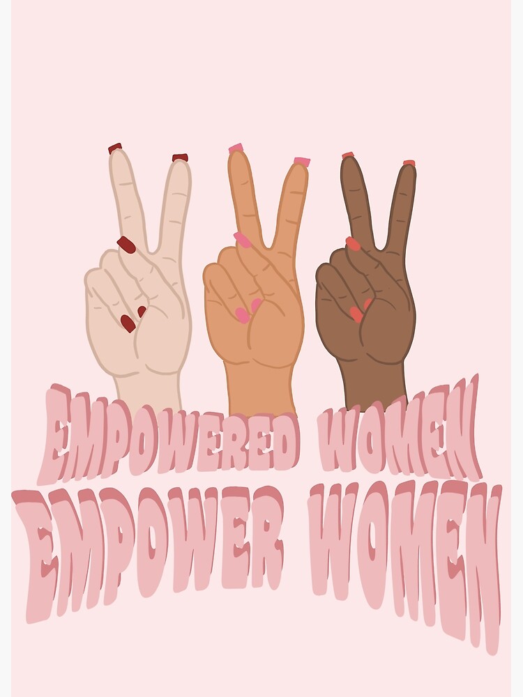 "Pink Women Empowerment " Poster for Sale by hannahmossss | Redbubble