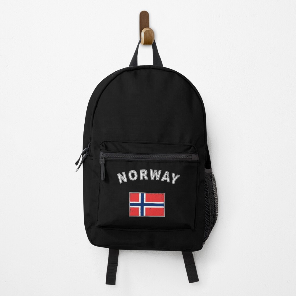 "Norway Norwegian flag flag" Backpack for Sale by GeogDesigns | Redbubble