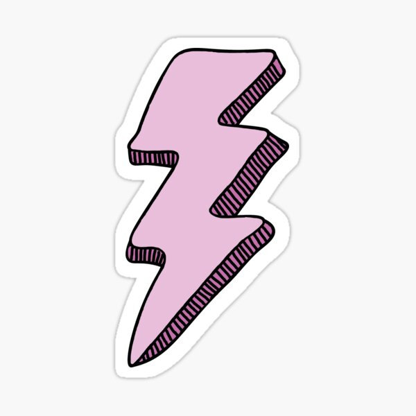 "lightning sticker" Sticker for Sale by moraghiso | Redbubble
