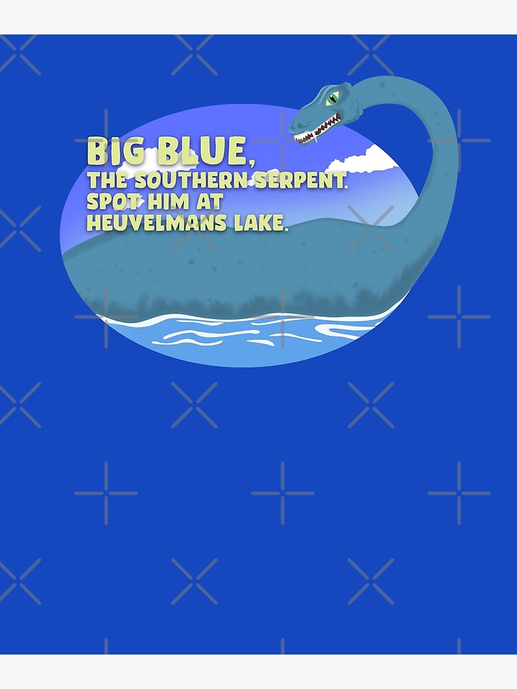 "Big Blue from the X-Files" Poster for Sale by PinkPlatypus | Redbubble