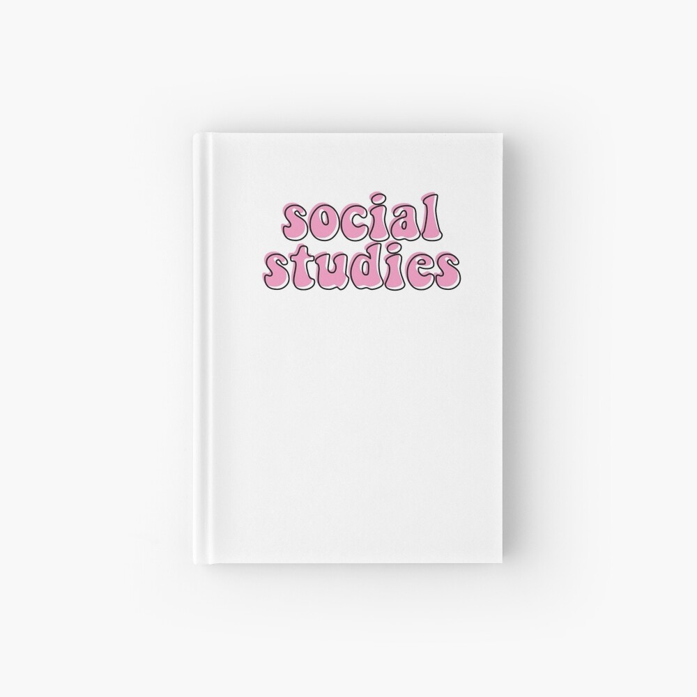 "Social Studies Sticker- Pink" Sticker for Sale by sophiemrich | Redbubble