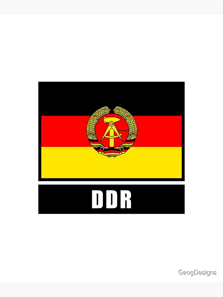 "GDR East Germany flag flag" Art Print by GeogDesigns | Redbubble