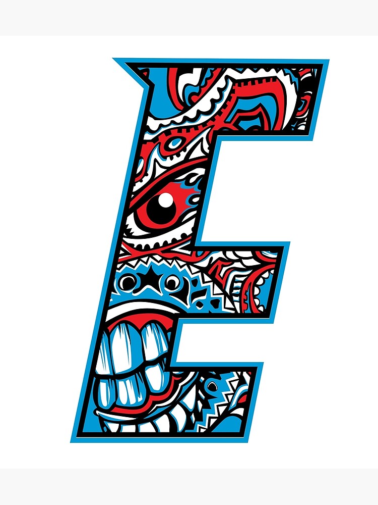 Póster «Alfabeto Azteca Letra E» de AudreyAre | Redbubble