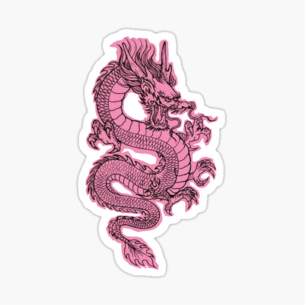 Aesthetic Chinese Dragon Stickers | Redbubble