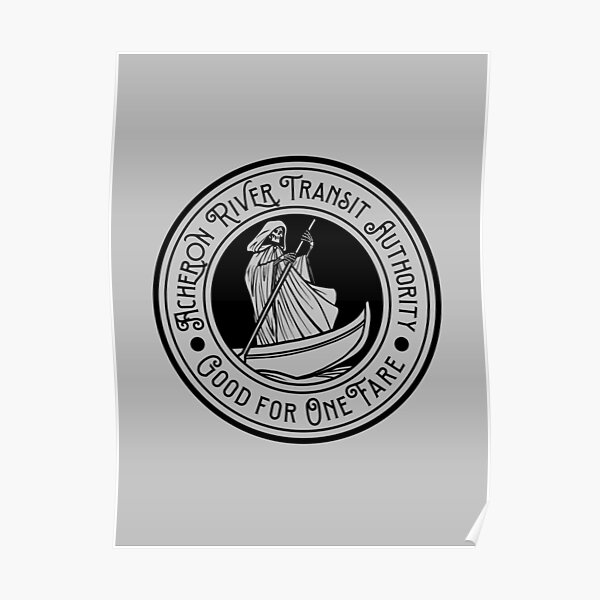 "Underworld Transit Token - Light" Poster for Sale by ForlornFables ...