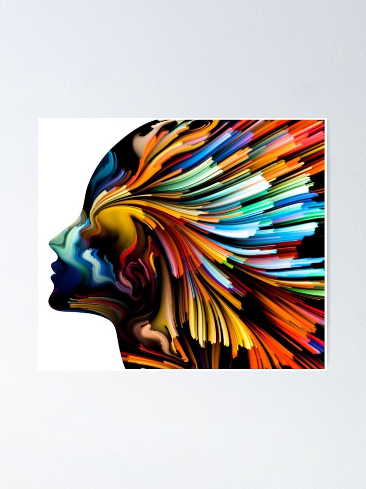 "Abstract Art of Female Head " Poster by omar202 | Redbubble