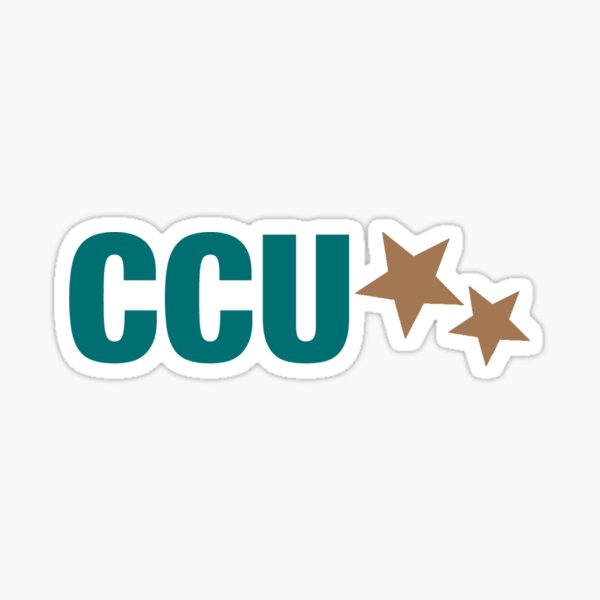 "CCU Coastal Carolina University" Sticker for Sale by kkosmicki | Redbubble
