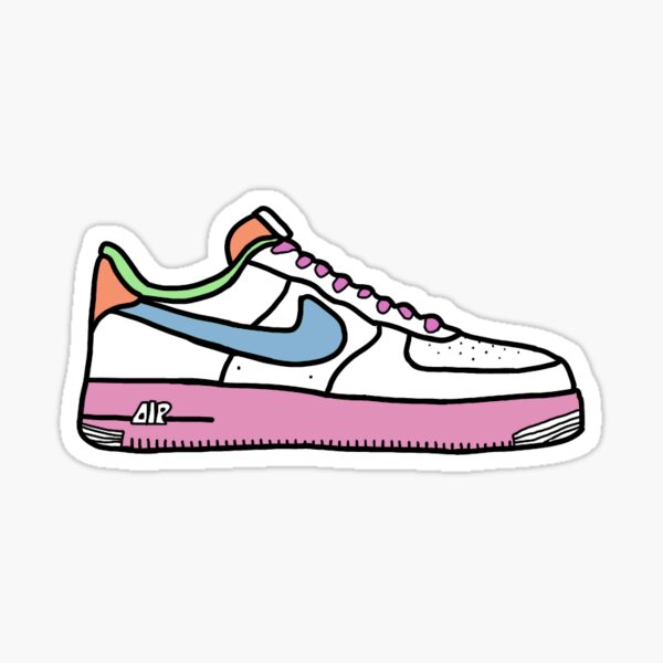 "Aesthetic colorful shoe" Sticker for Sale by sjastickers | Redbubble