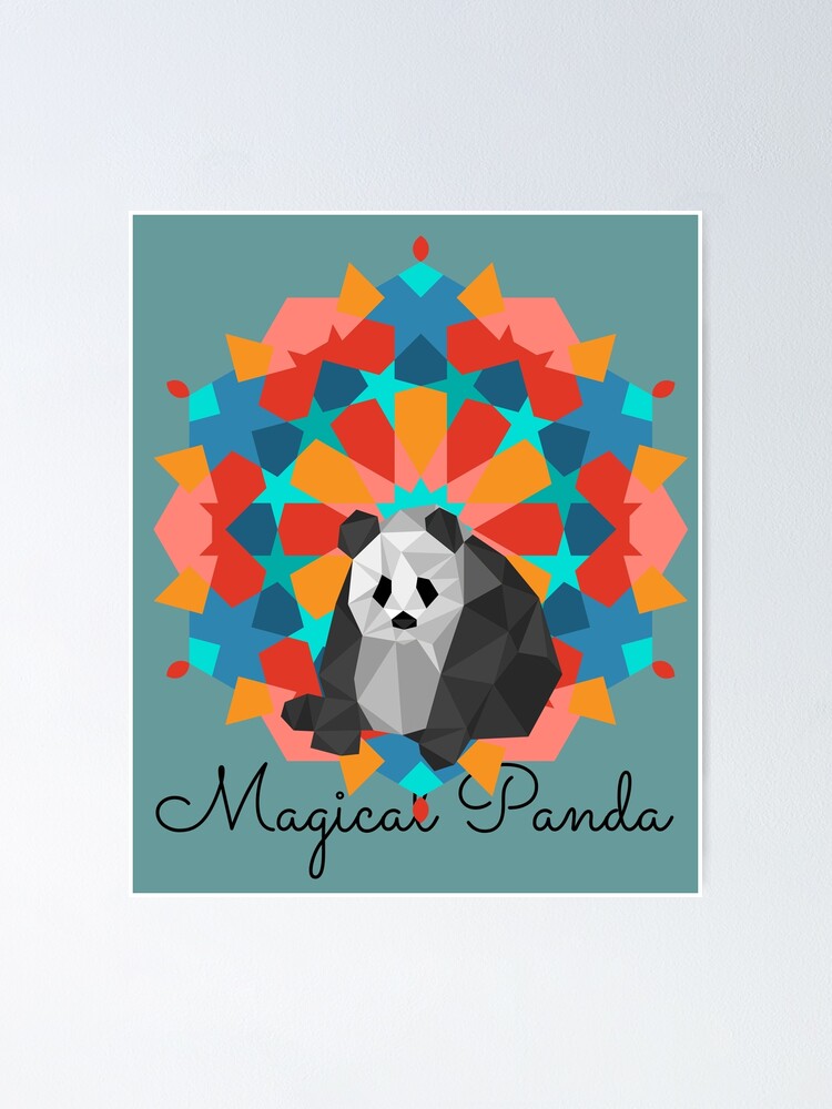 "Magical Panda" Poster for Sale by thanjira | Redbubble