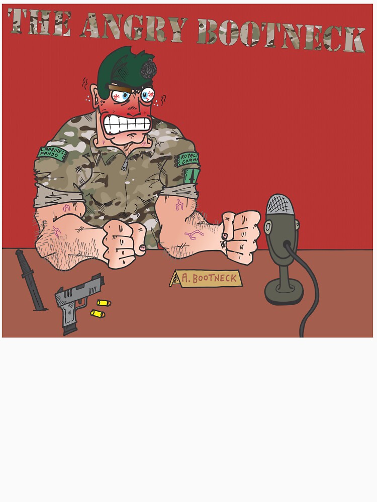 "Deranged At The Desk " T-shirt for Sale by BootneckBooty | Redbubble | angry bootneck t-shirts ...