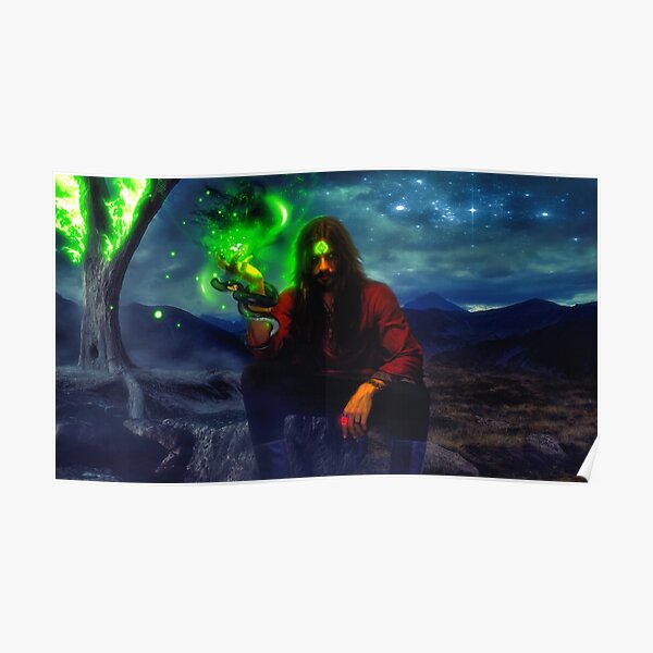 "Necromancer" Poster by MistressGothica | Redbubble