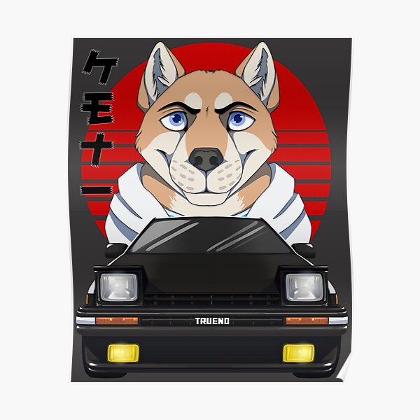 "JDM FURRY" Poster for Sale by LowriderGirl | Redbubble