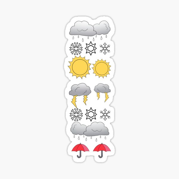 "Ms. Frizzle Weather" Sticker for Sale by ndhughes | Redbubble