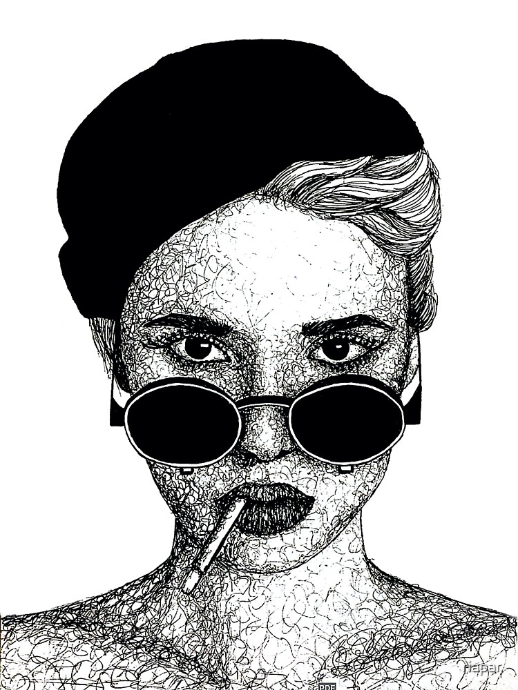 "Scribble Art- Boujee and Classy" Sticker by riapar | Redbubble