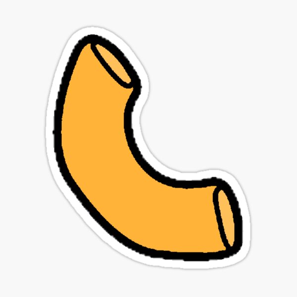 "Macaroni" Sticker for Sale by FLAREapparel | Redbubble