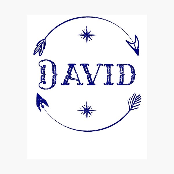 Name David Wall Art | Redbubble