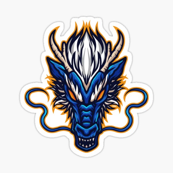 "Dragon" Sticker for Sale by JWOngW1 | Redbubble